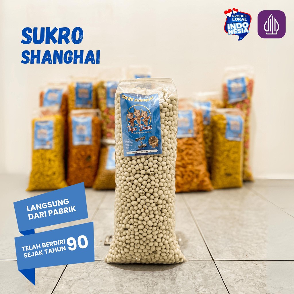 Jual KACANG SUKRO SHANGHAI SUKRO KACANG ATOM KACANG SUKRO PUTIH Camilan ...
