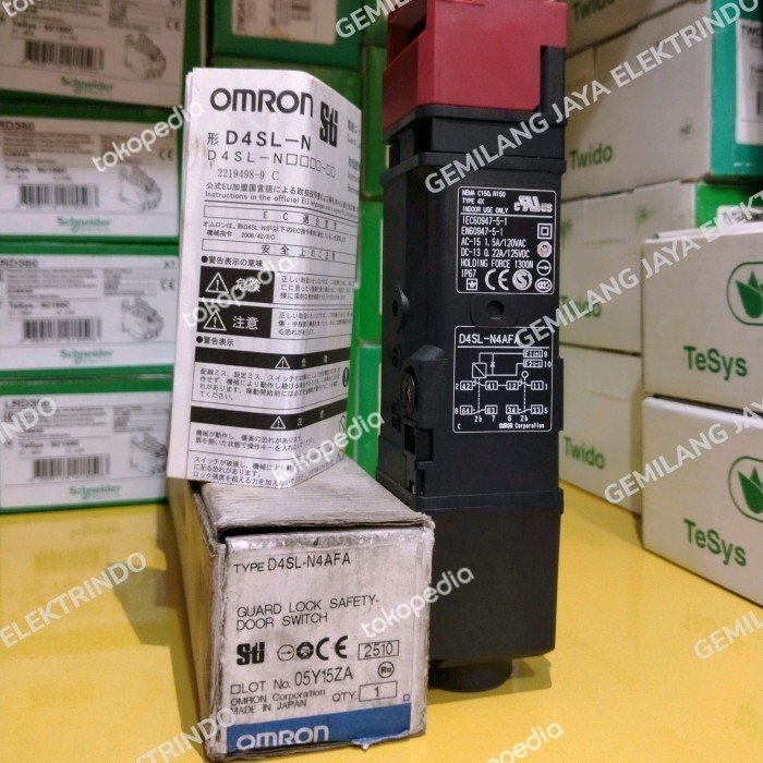 Jual OMRON D4SL-N4AFA GUARD LOCK SAFETY - DOOR SWITCH 24VDC ORIGINAL JAPAN | Shopee Indonesia
