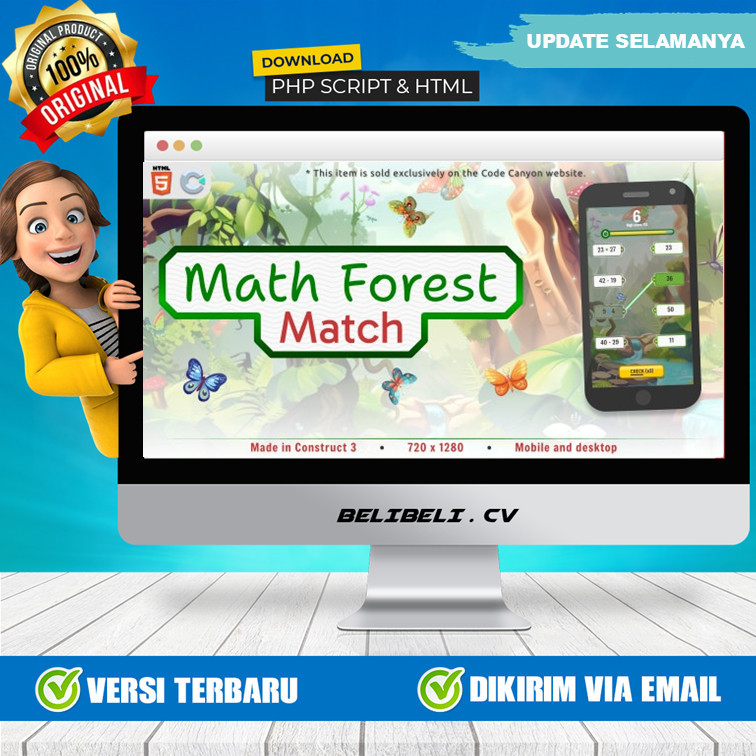 Jual Source Code Game Math Forest Match v1.0 - HTML5 Educational game ...