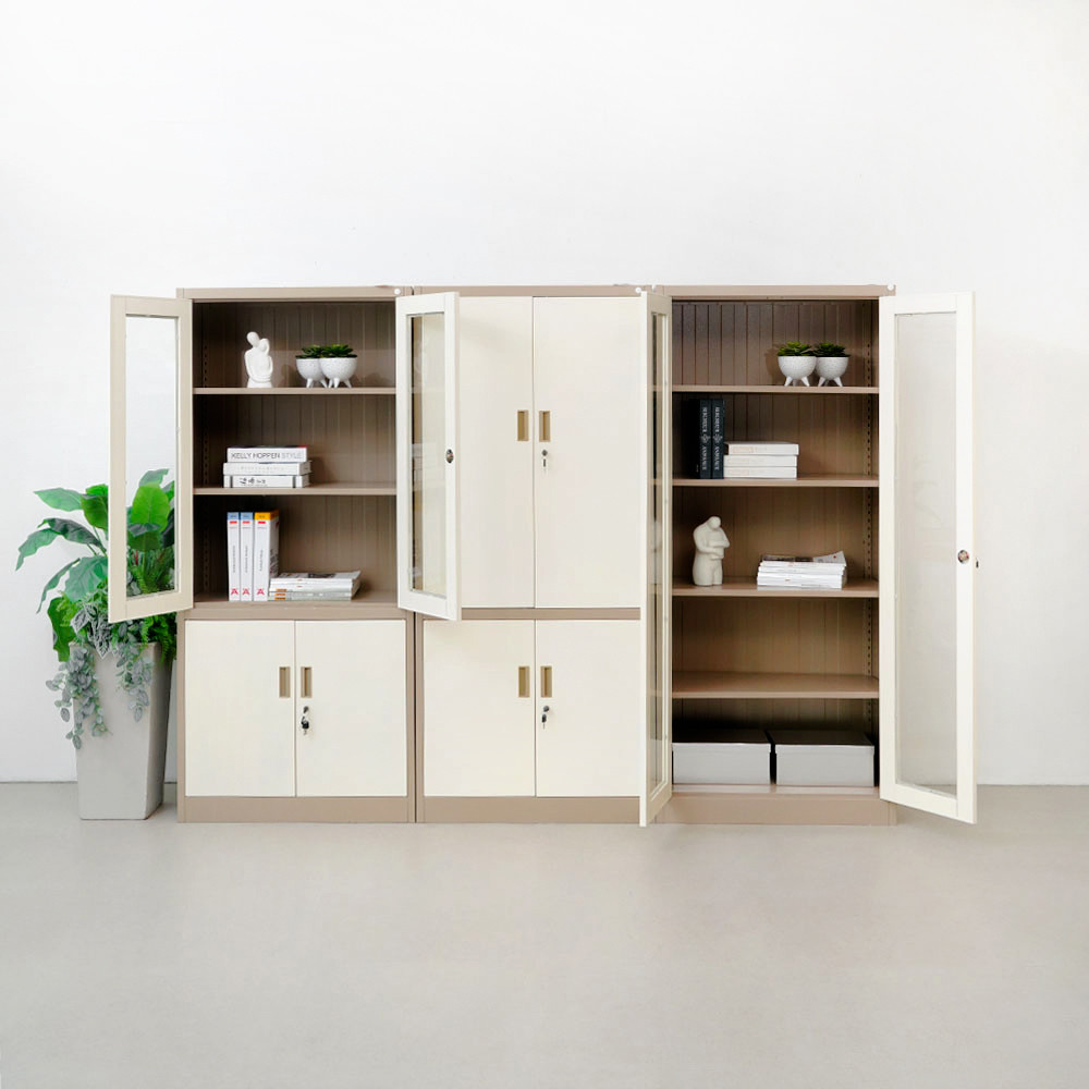 Jual Informa Kiev Lemari Arsip Kantor Metal Dengan Pintu - Cokelat File ...