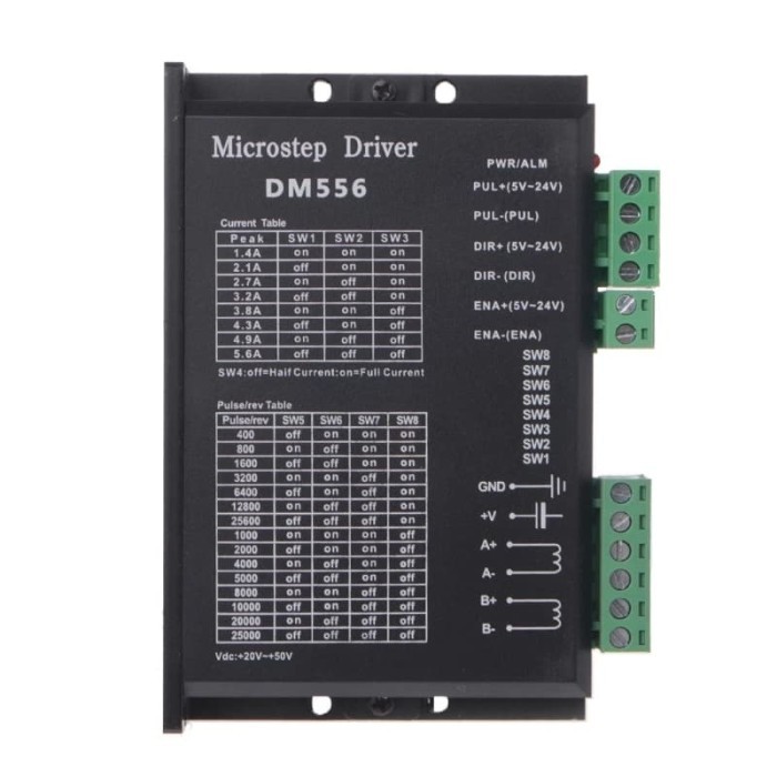 Jual BONET DM556 2phase Stepper Motor Driver nema 17/23/34 Stepper Motor Driv | Shopee Indonesia