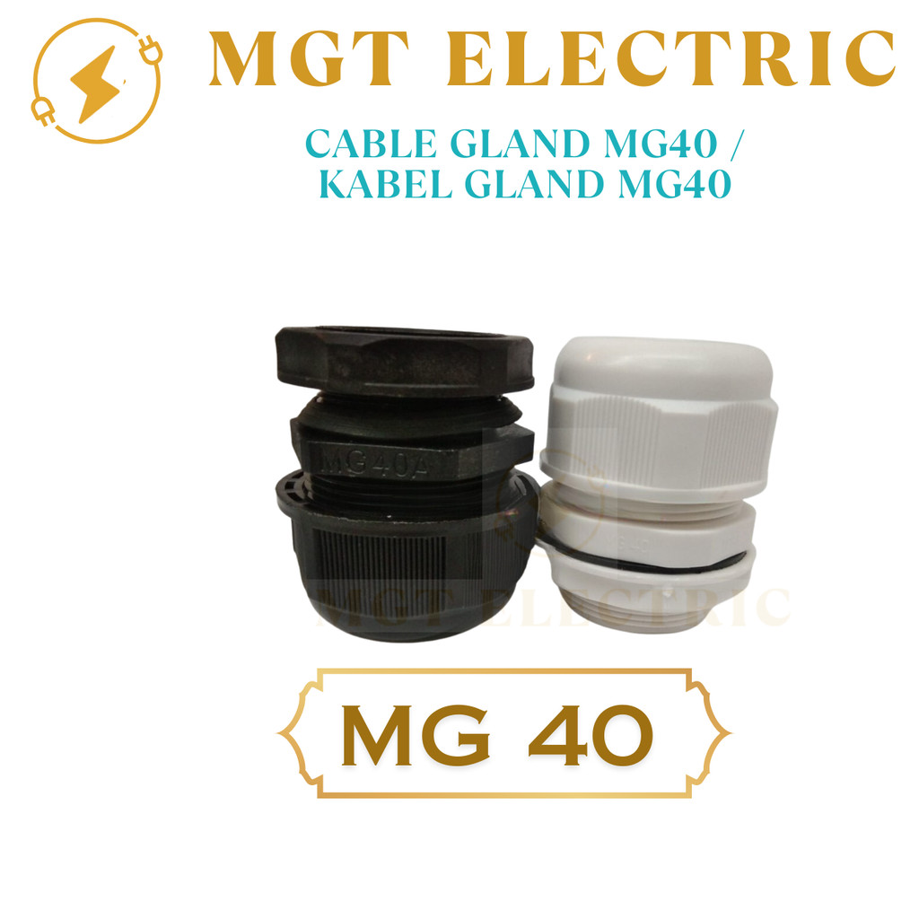 Jual Cable Gland MG40 / Kabel Gland MG40 / Kabel Glen MG40 PVC NYLON ...