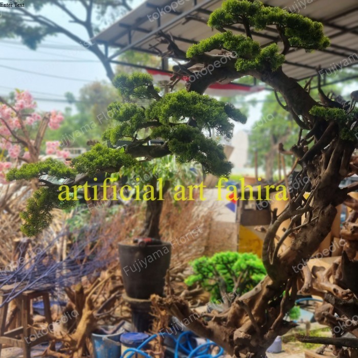 Jual Bonsai Artificial Besar ukuran sultan 200 cm Model Cascade Penjing ...
