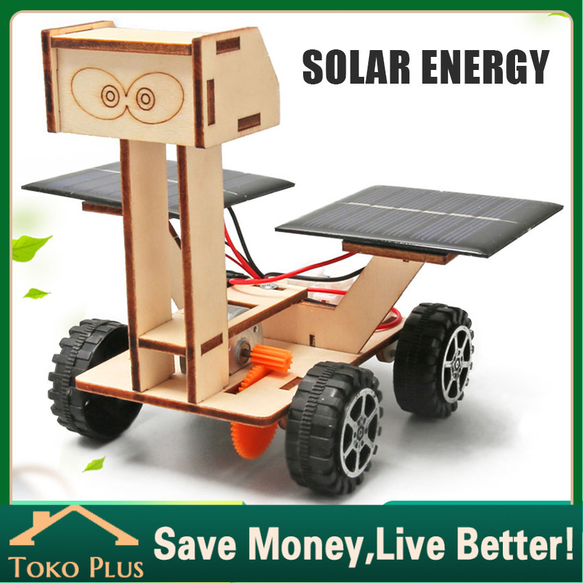 Jual Mainan Rakitan Puzzle Robot Kayu Tenaga Surya Diy Puzzle Untuk ...