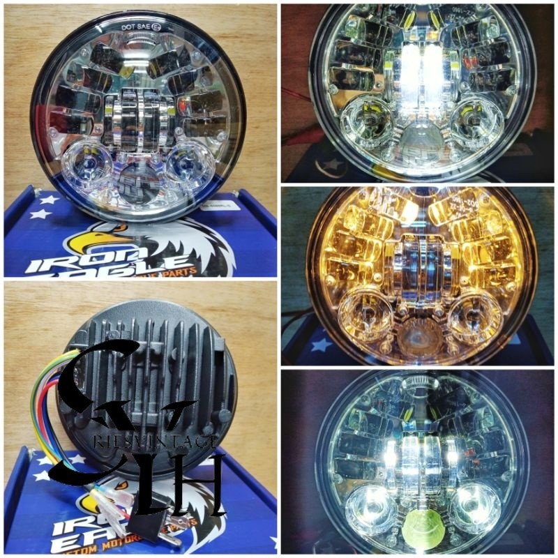 Jual LAMPU DAYMAKER 16 LED 5,75 INCH ORIGINAL 8000 k Real seperti ...