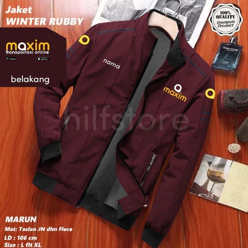 Jual JAKET MAXIM TERBARU BISA COSTUM NAMA, BANYAK MODEL PILIHAN YANG ...