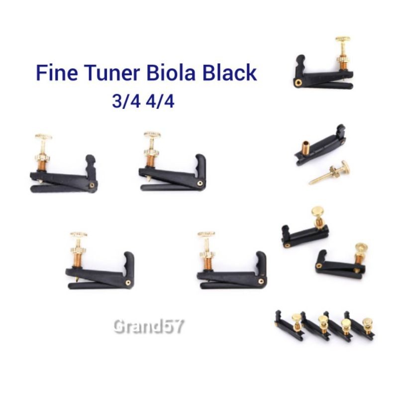 Jual Fine Tuning Tuner Biola Violin 3/4 4/4 Black Tuners Stimmer ...