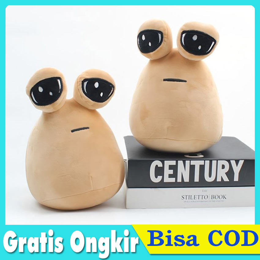Jual Hot Game My Pet Alien Pou Plush Toy Furdiburb Emotion Alien ...
