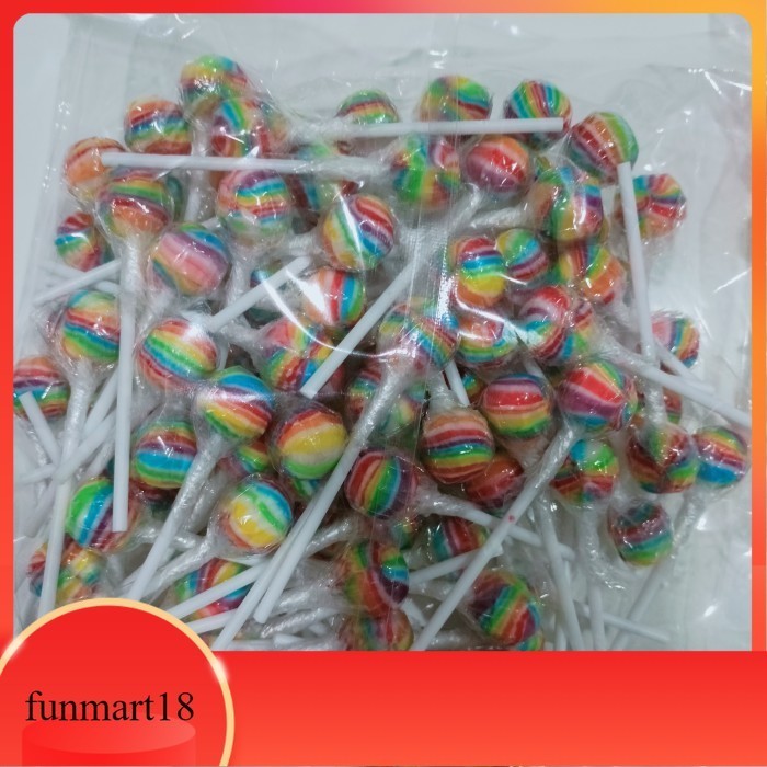 Jual permen lolipop mini/permen lolipop murah enak/1 pack lolipop isi ...