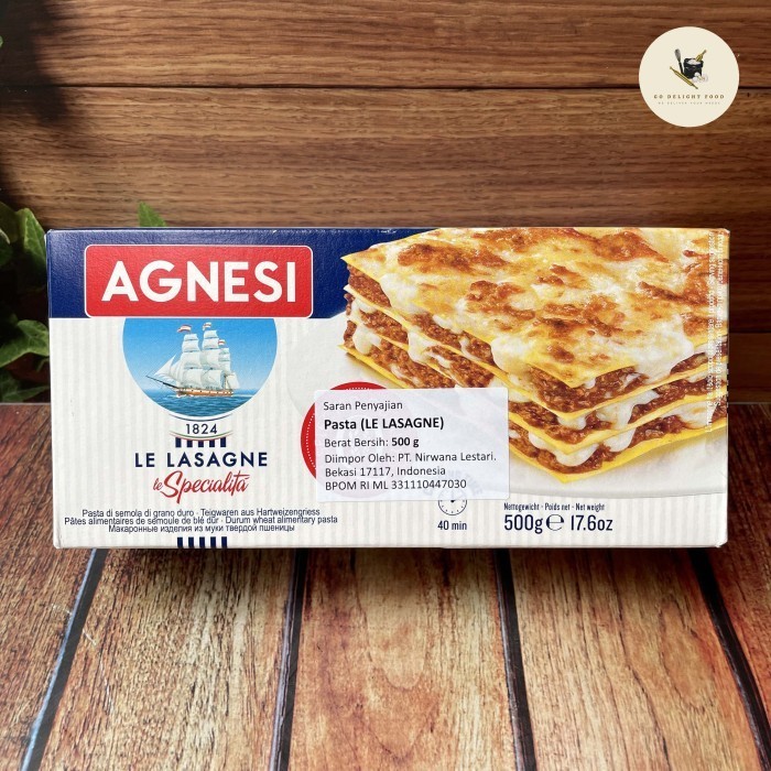 Jual Agnesi Lasagna / Lasagne 500G | Shopee Indonesia