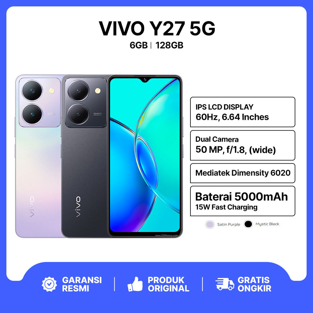 Jual VIVO Y27 5G - GARANSI RESMI | Shopee Indonesia