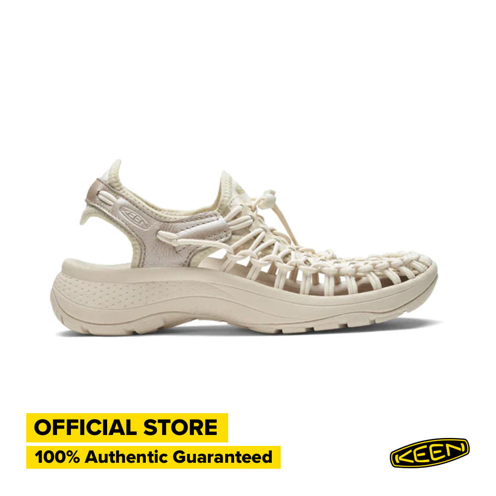 Jual Sandal Wanita KEEN Uneek Astoria W X Snidel - Birch/Plaza Taupe | Shopee Indonesia