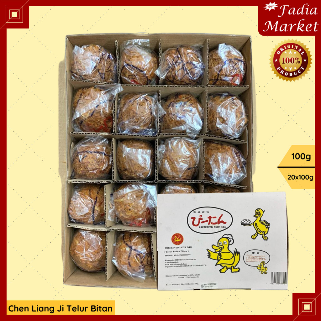 Jual Chen Liang Ji Telur Bitan Pitan Bebek Hitam Untuk Bubur You Zhi ...