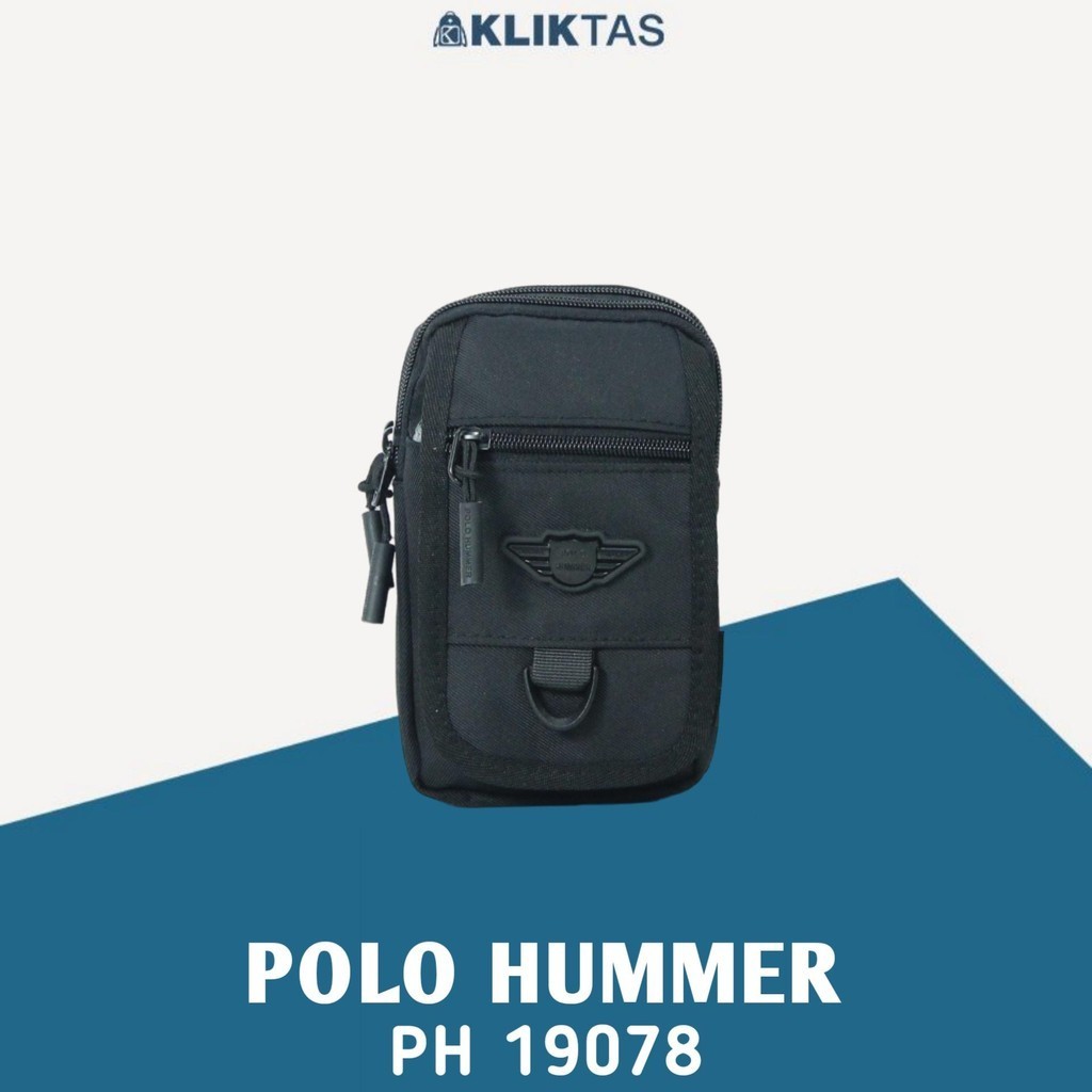 Jual Tas Handphone Selempang Pira Polo Hummer 19078 HP Sling Bag Double ...