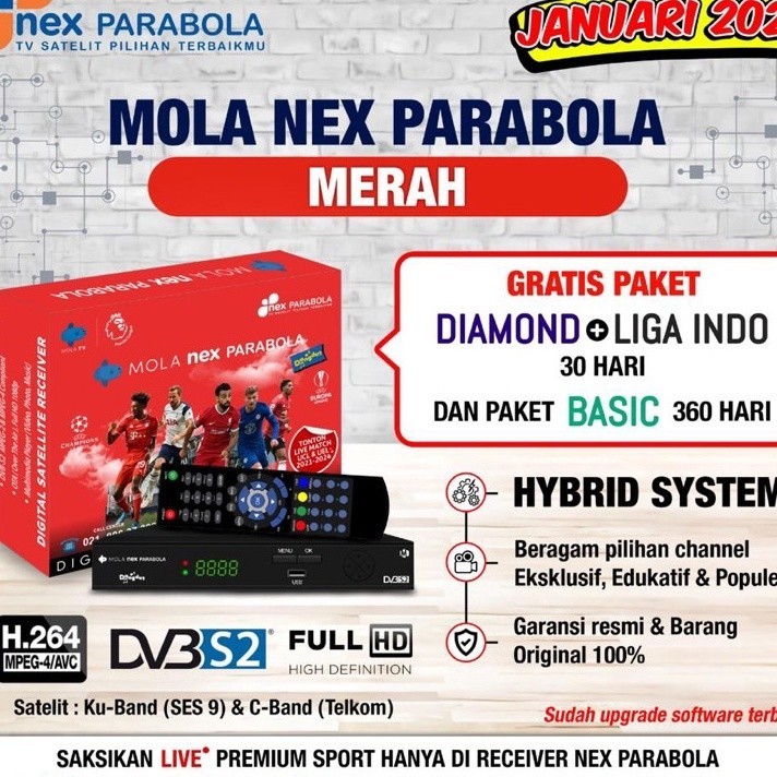 Jual Pilihan Terbaikmu Receiver Nex Parabola Merah Liga Champion SCTV ...
