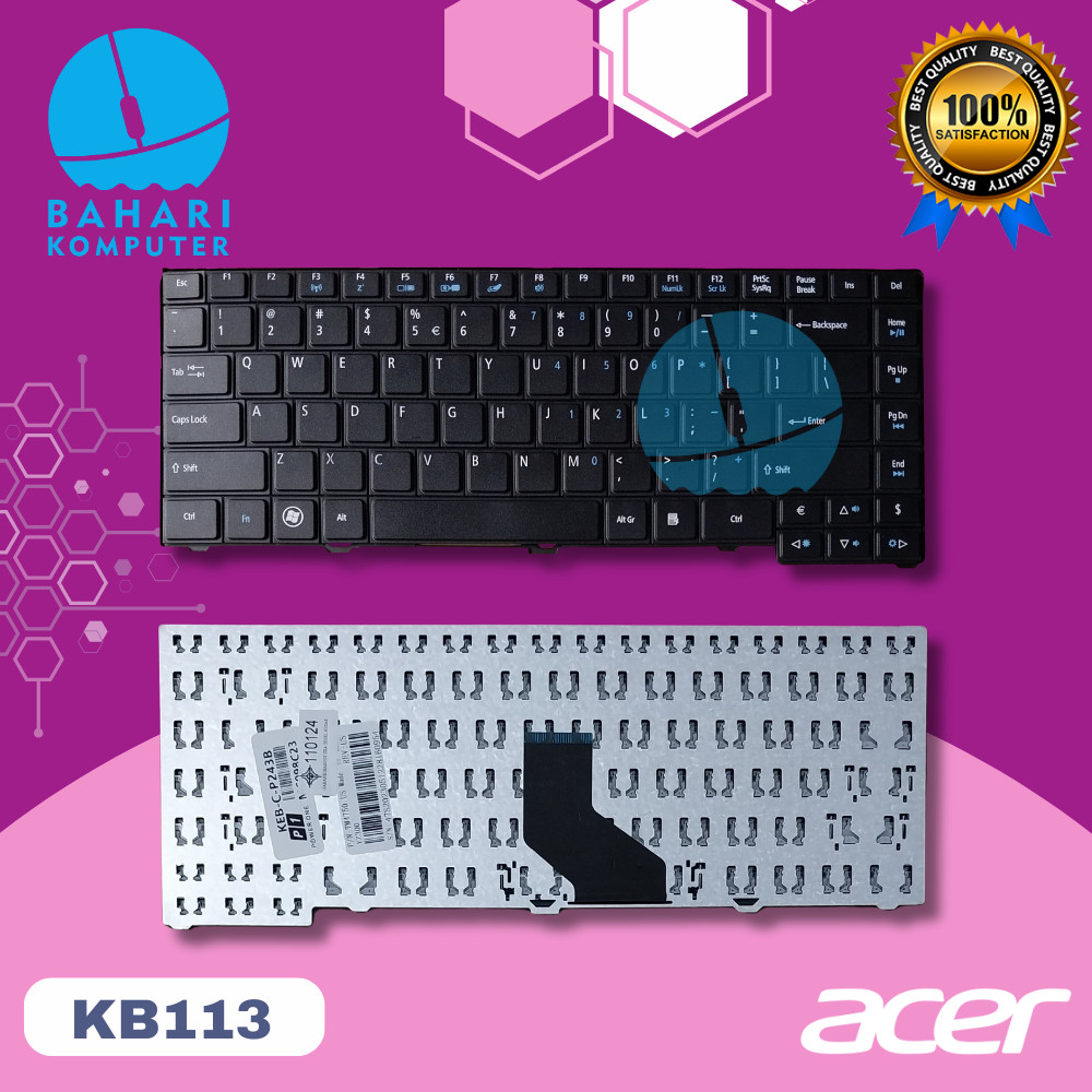 Jual Keyboard laptop Acer Travelmate 4750 P243 hitam Black | Shopee ...