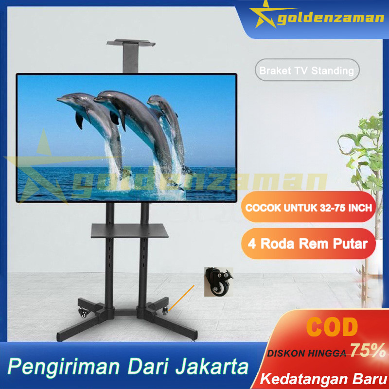 Jual Bracket TV Standing UNTUK 32"-65" up to 75" inch Breket standing ...