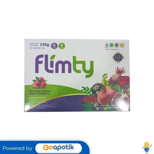Jual Flimty Rasa Raspberry 15 Gram Box 16 Sachet | Shopee Indonesia