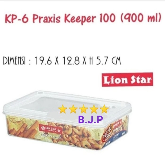 Jual kotak Sealware 900 ml Praxis Keeper 100 KP6 Lion Star food grade ...
