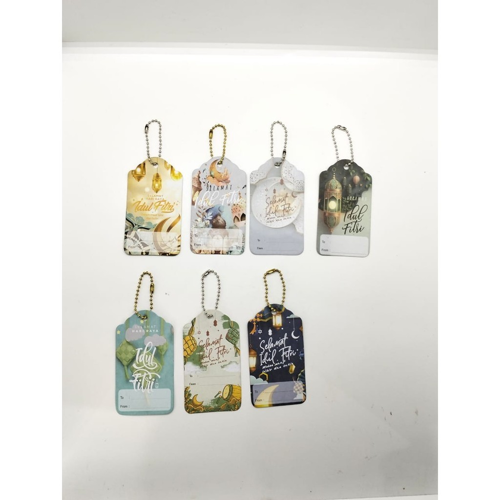 Jual HANG TAG LEBARAN IDUL FITRI + RANTAI GOLD 1 Pack (10pcs) | Shopee ...