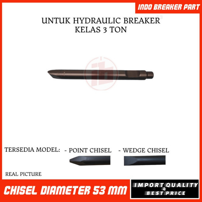 Jual CHISEL BREAKER DIAMETER 53 MM SOOSAN SB 30 | Shopee Indonesia