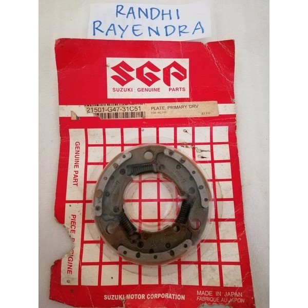 Jual plate primary clutch kampas kopling ganda original ori suzuki rc110 rc 110 100 rc100 ...