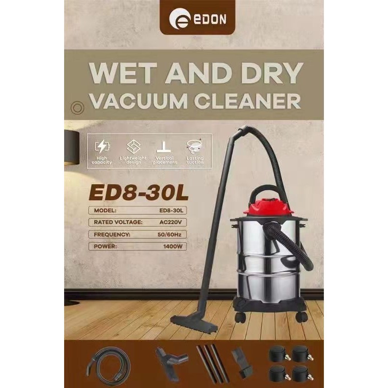 Jual EDON MESIN SEDOT DEBUT VACUUM CLEANER ED 8 30L 1400w | Shopee Indonesia