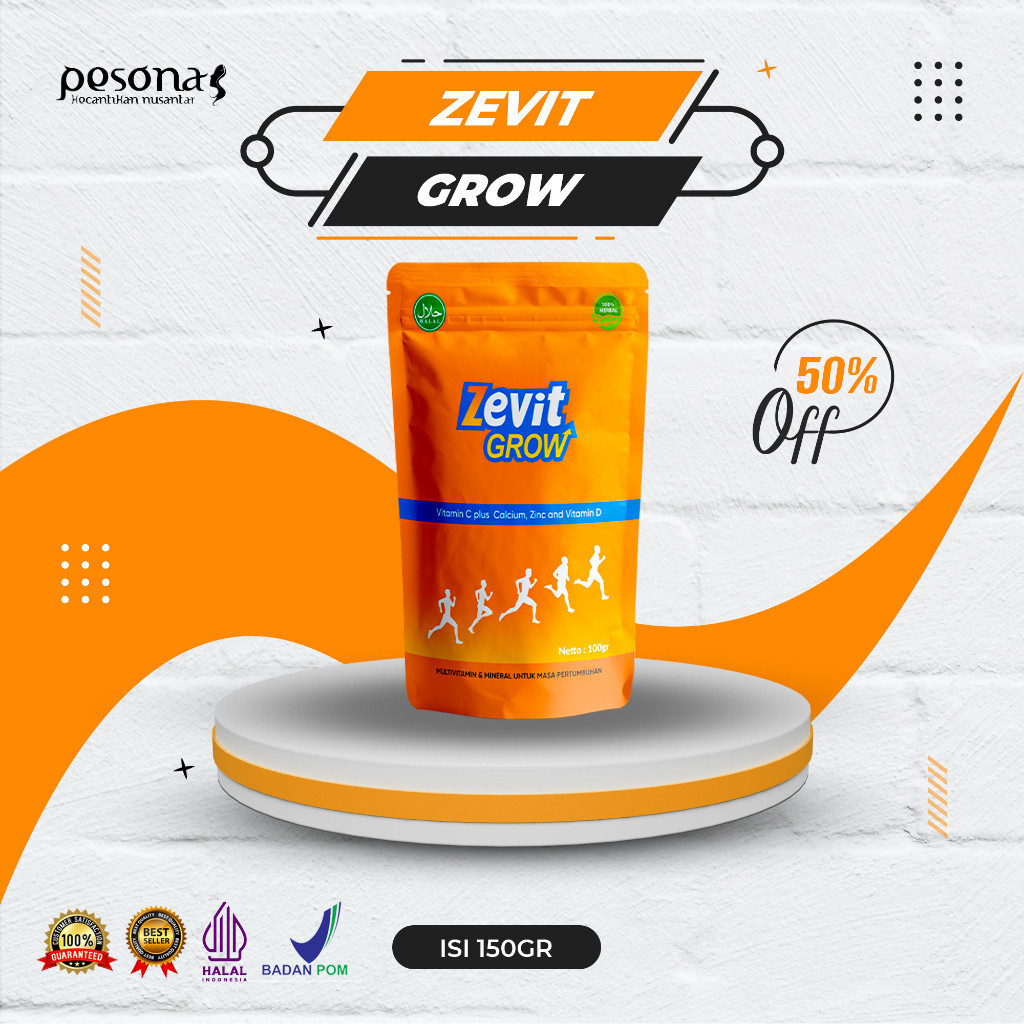 Jual ZEVIT GROW SUSU Original 100% Peninggi Badan Terbaik Peninggi Bpom ...