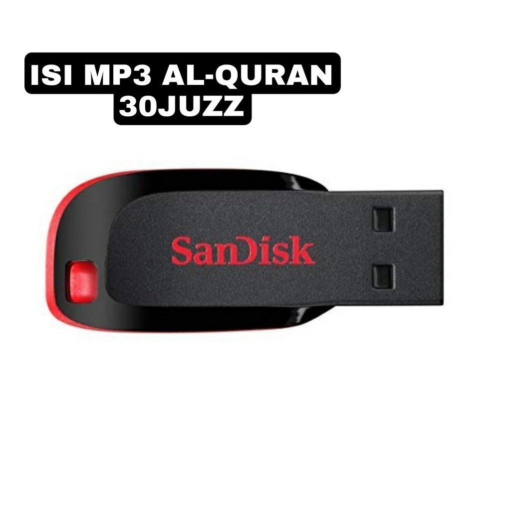 Jual usb flasdisk flasdis paket isi reques flashdisk 32gb isi AL-QURAN ...