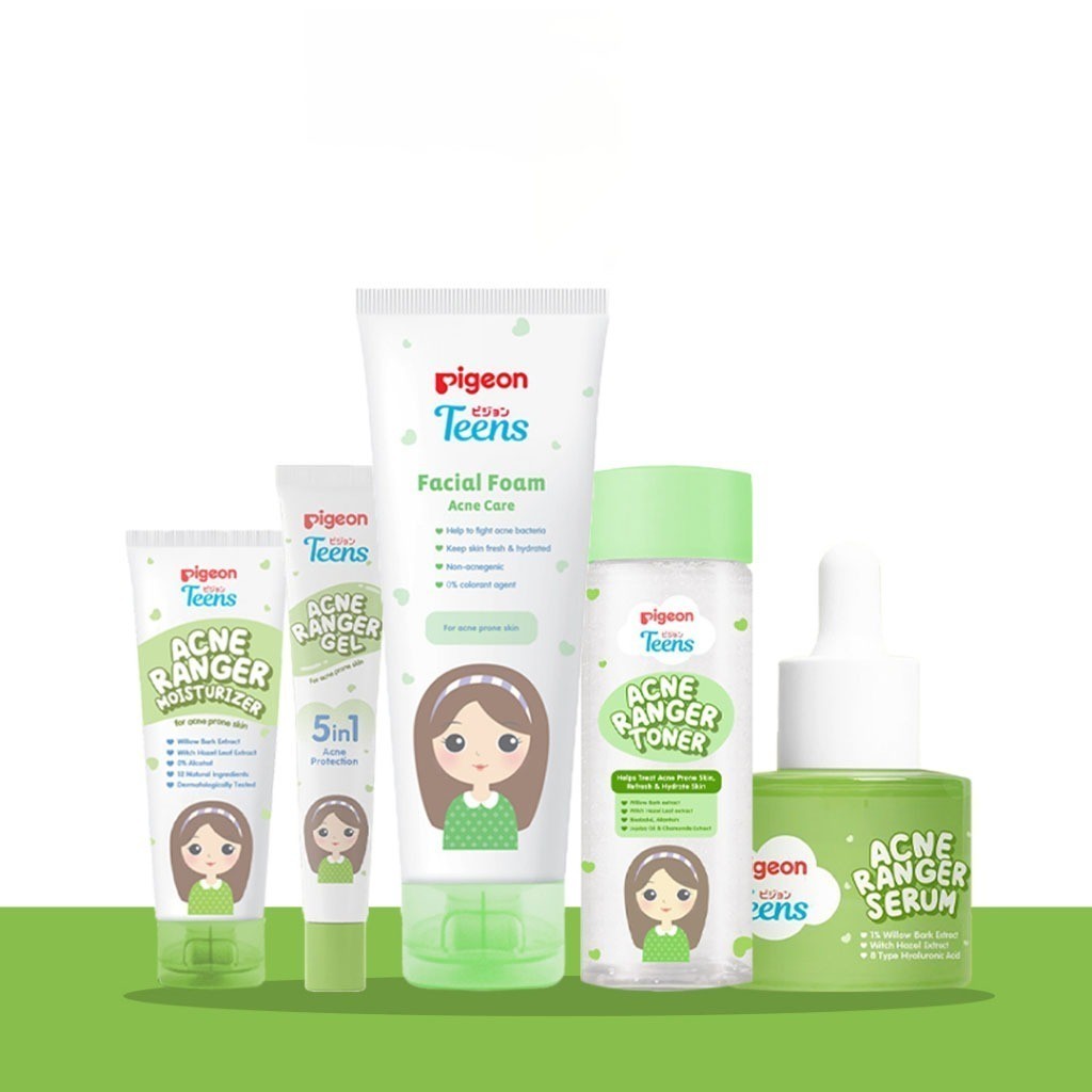 Jual Pigeon Teens Acne Ranger Series Full Power Set | Paket Perawatan ...