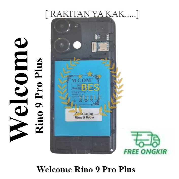 Jual Battery Batere Batre Baterai Double Power Mcom Welcome Rino 9 Pro Plus - Rino9 Pro+ ...