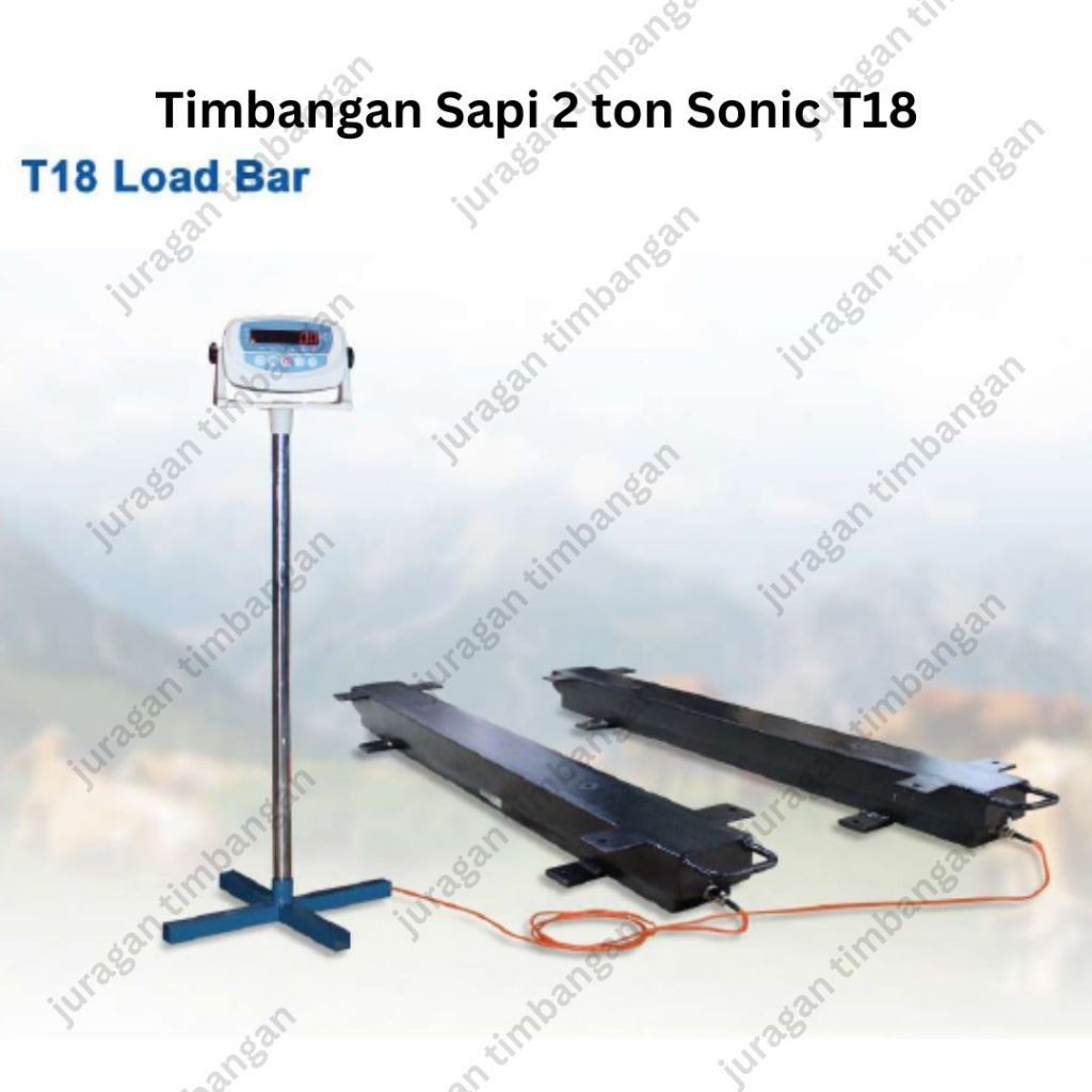 Jual Timbangan Sapi 2 ton Sonic T18/ timbangan hewan 2ton / timbangan ...