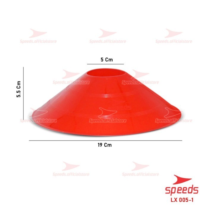 Jual Cone Mangkuk Alat Olahraga Latihan Lapangan Marker Sport 005-2 ...