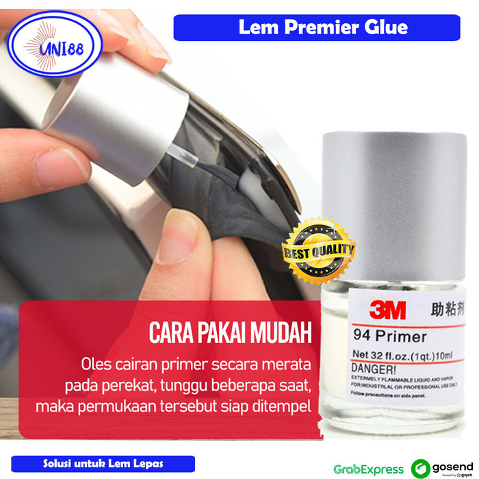 Jual Lem Penambah Perekat Double Tape 3M dan Stiker 94 Primer 3M / Lem ...