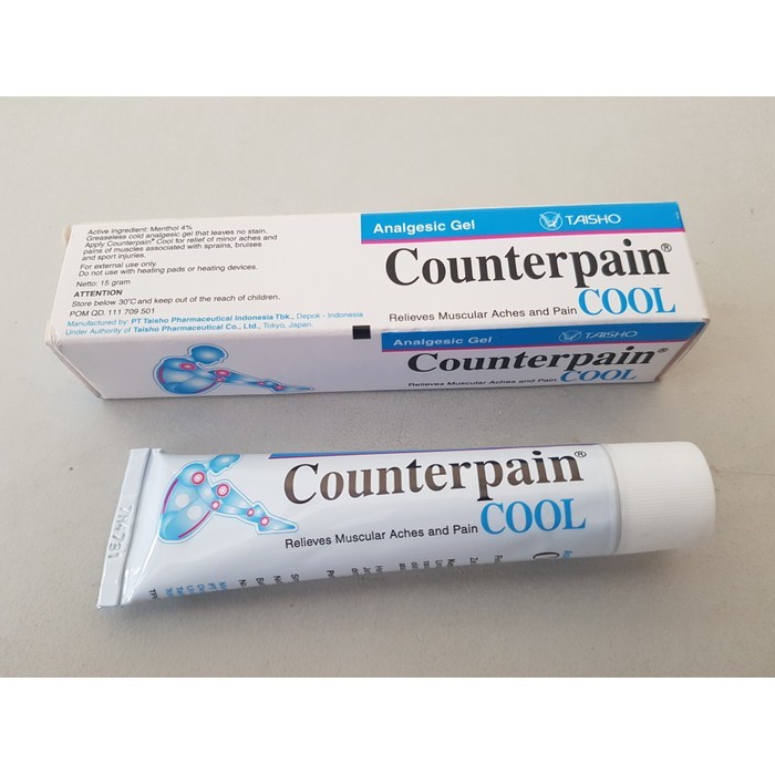 Jual Counterpain Cool 15gr Gel - LUMBAR SPINE COOLING GEL - SALONPAS ...