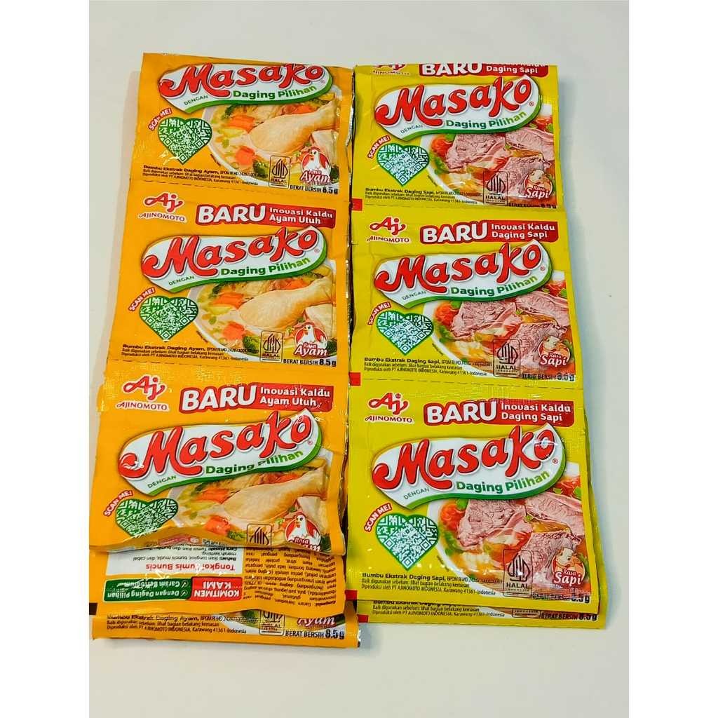 Jual Masako Sachet Renceng Isi 12| Kaldu Ayam/Sapi 8g | Bumbu Penyedap ...