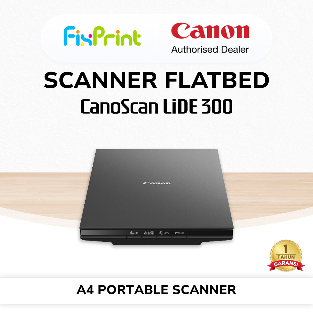 Jual Scanner Canon LiDE 300 LiDE-300 A4, Scanner Flatbed CanoScan ...