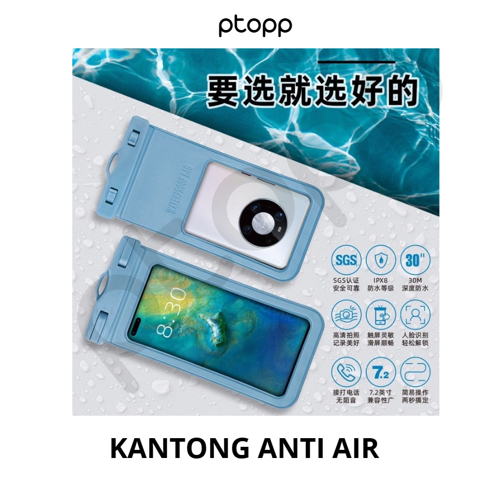 Jual Kantong HP Anti Air | Tahan Air hingga 30 Meter | Bisa untuk HP ...