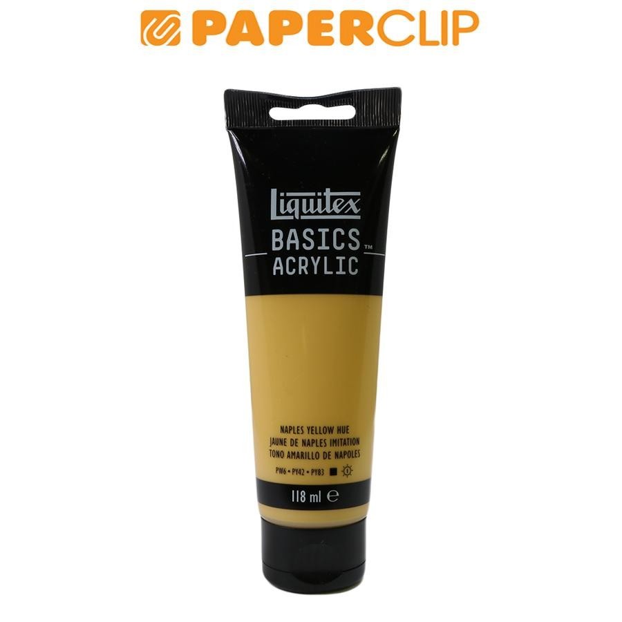 Jual CAT AKRILIK / ACRYLIC LIQUITEX BASIC 118ML 8870048LQ NAPLES YELLOW ...