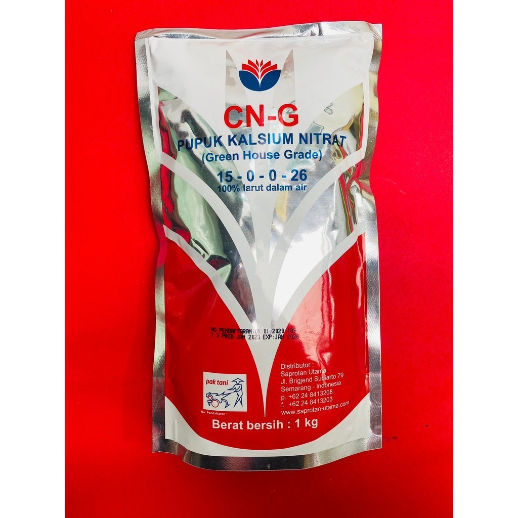 Jual CN-G pupuk kalsium nitrat dari pak tani kemasan 1kg | Shopee Indonesia