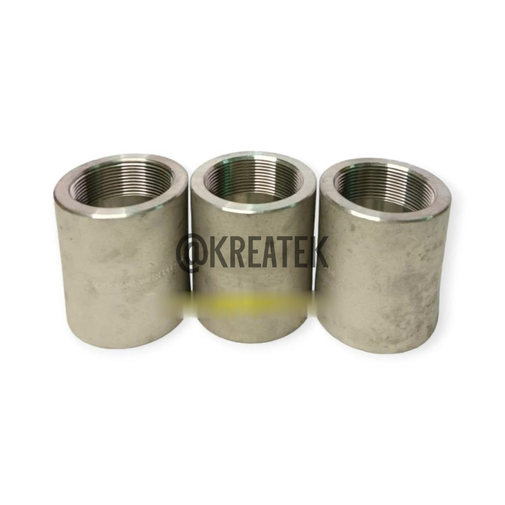 Jual Socket / Coupling Drat / Threaded / NPT SS 304 ASA 3000 1 inch ...