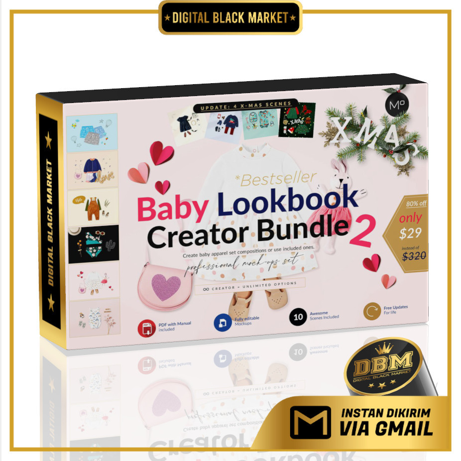 Jual Baby Lookbook Mockup Creator Bundle 6411510 | Shopee Indonesia