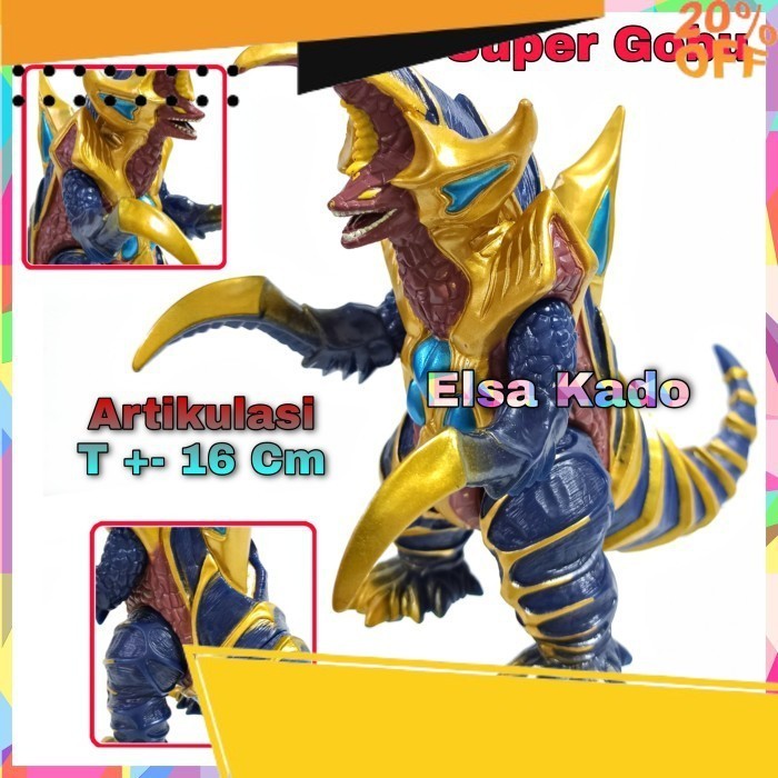 Jual NEW COD Mainan Monster Super Gobu Kaiju Godzilla Series Figure ...
