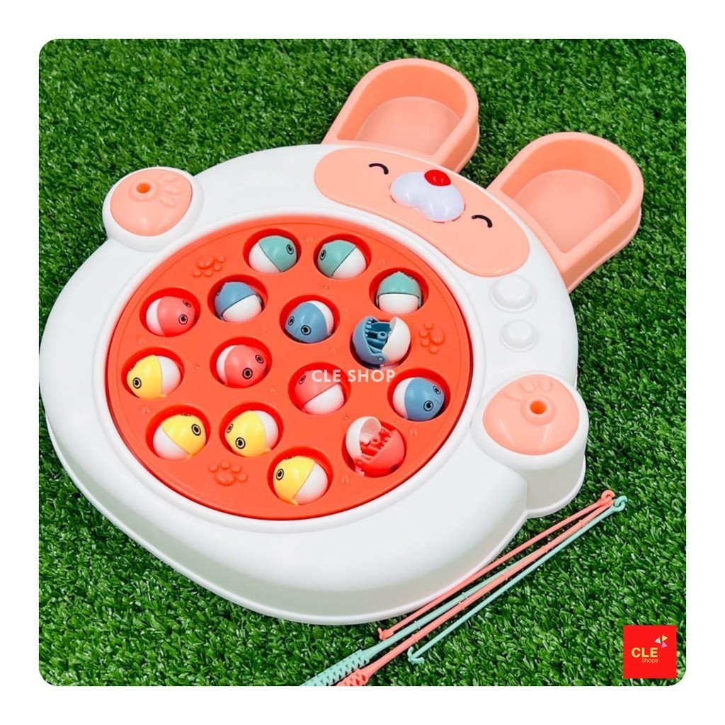 Jual Grosir Mainan Anak Pancing ikan Fishing game kelinci | Shopee ...