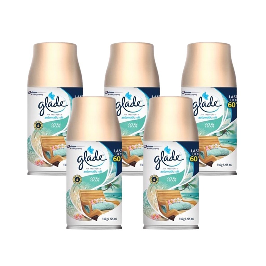 Jual Glade Matic Spray Air Freshener Ocean Escape Refill 146 gr / 225 ...