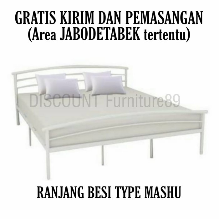 Jual Ranjang Besi Type MASHU Alas Kasur Rangka Besi Tempat Tidur Besi ...