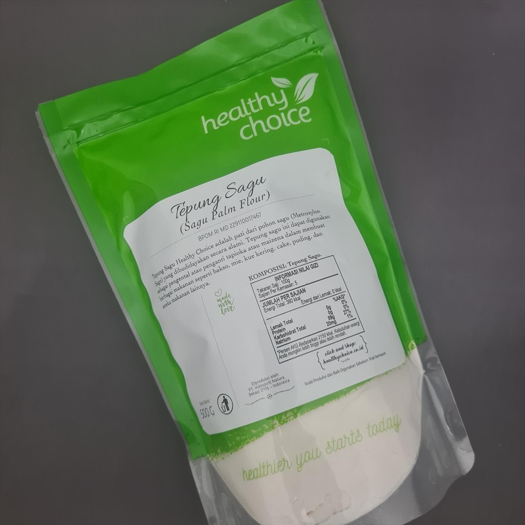 Jual Tepung Sagu 500g ( Sago Palm Flour ) - Healthy Choice | Shopee ...