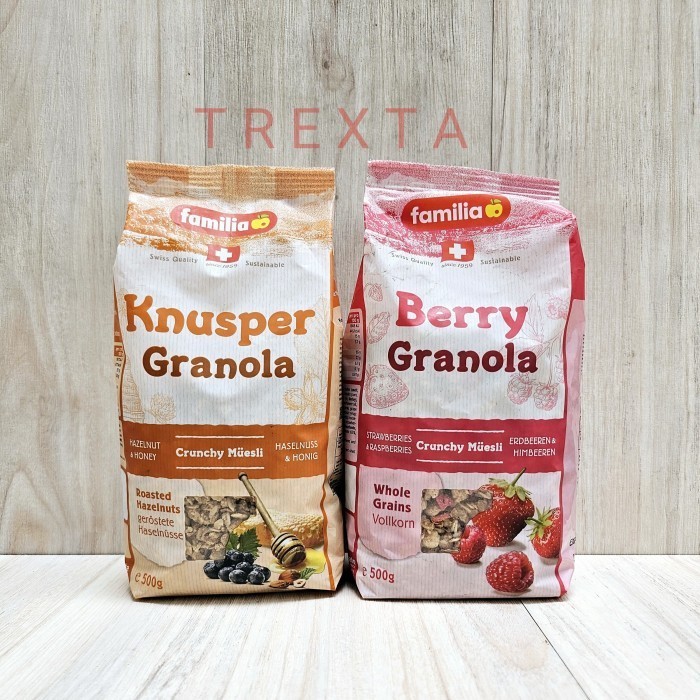Jual Familia Granola Knusper Crunch - 500G [IMPORT SWISS] | Shopee ...
