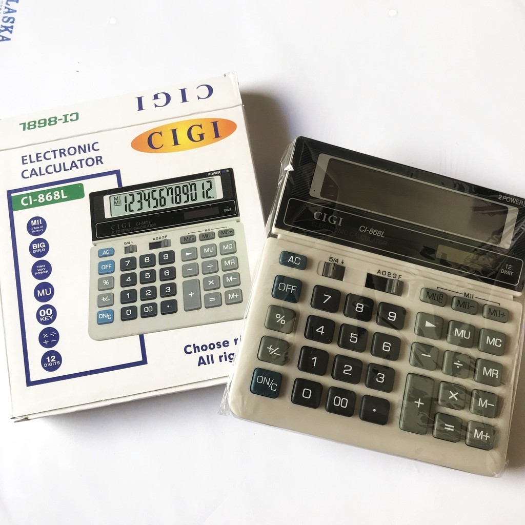 Jual Calculator / Kalkulator CIGI Electronic (CI-868L) | Shopee Indonesia