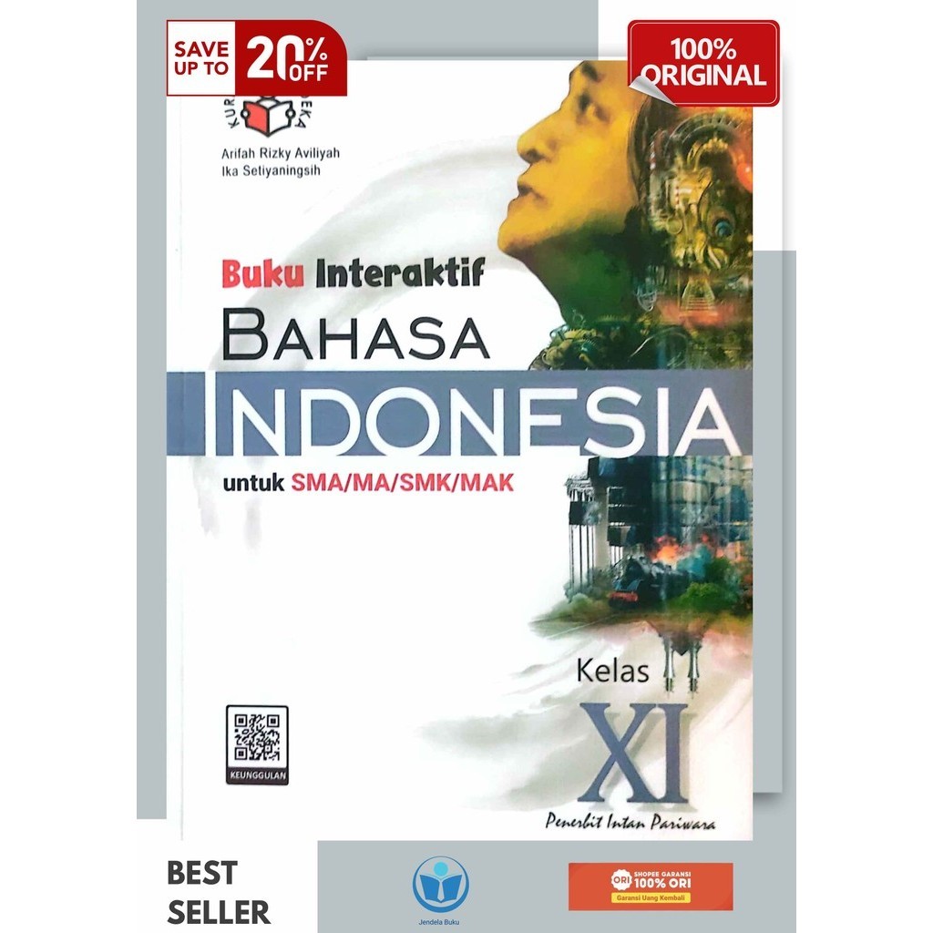 Jual Buku Paket Interaktif Bahasa Indonesia SMA Kelas XI/11 Kurikulum Merdeka Intan pariwara ...